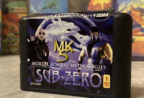 Mortal Kombat Mythologies Sub-Zero Sega картридж