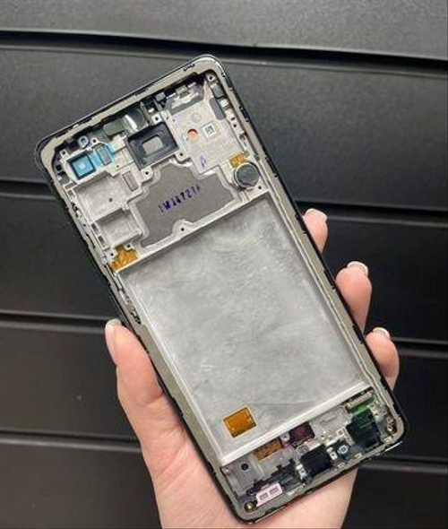 Дисплей + тачскрин Samsung A72 (A725) ориг, в раме