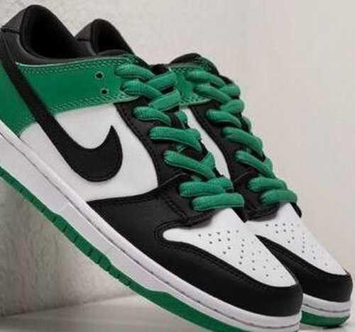 Nike sb dunk low green зеленые