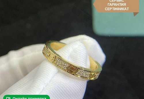 Cartier Love кольцо Желтое золото 0,2ct