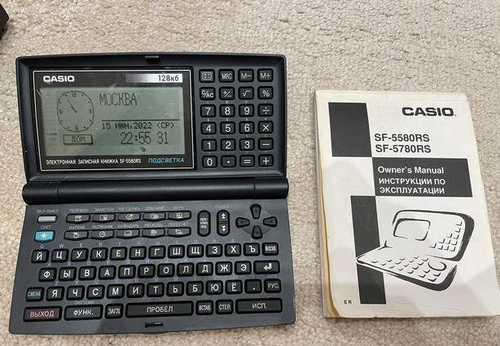 Электронная записная книжка casio SF-5580RS 128 кб