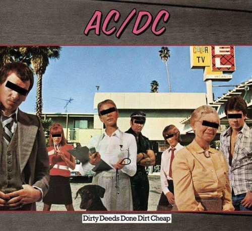 Виниловая пластинка AC/DC dirty deeds done dirt ch