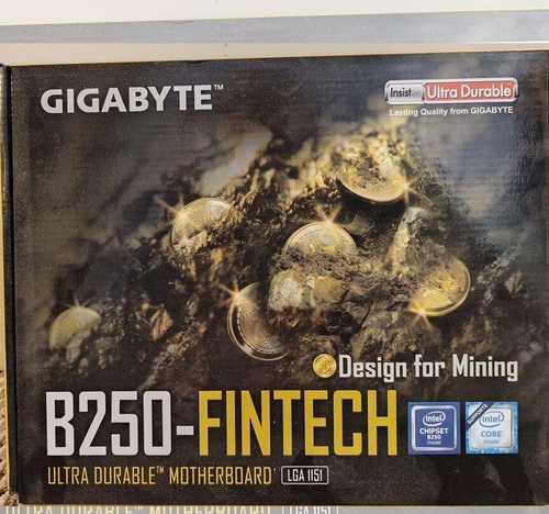 Gigabyte GA-B250-FinTech + G3930 + 4GB (комплект)