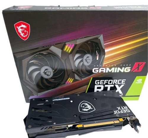 Видеокарта MSI GeForce RTX 3060 Ti gaming X 8G LHR