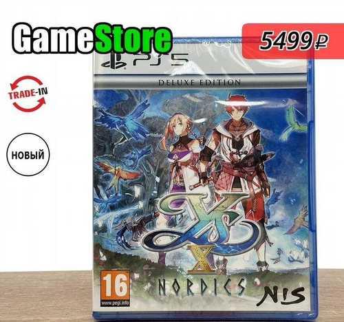 Ys X: Nordics Deluxe Edition Английская вер Новый