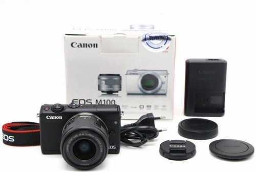 Canon EOS M100 kit в упаковке