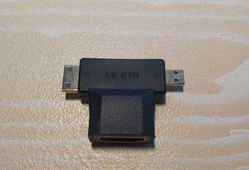 Переходник hdmi / micro hdmi / mini hdmi