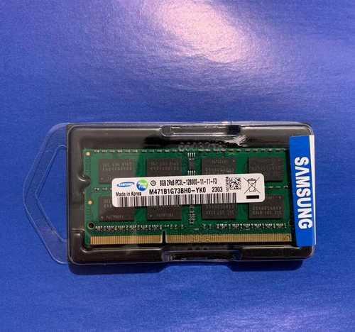 Оперативная память для ноутбука Samsung ddr3l 8gb