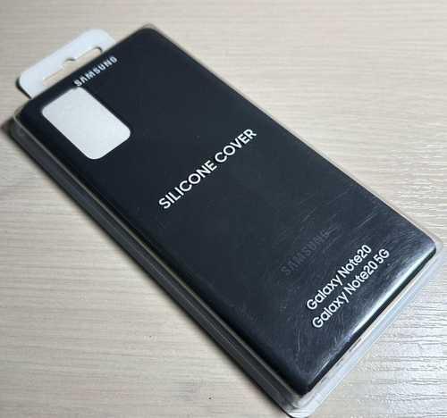 Чехол силиконовый Samsung Note 20 Silicone cover