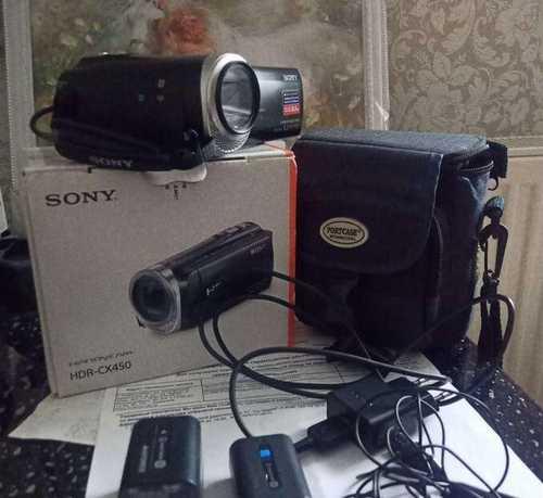 Видеокамера sony hdr cx 450