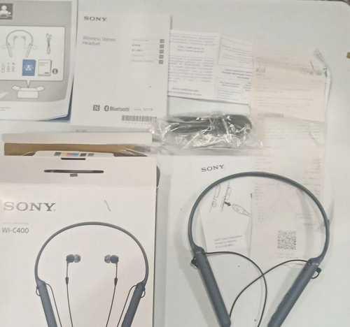 Bluetooth гарнитура Sony WI- C400. Новые