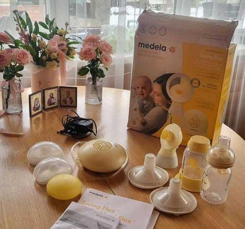 Молокоотсос электрический medela swing flex