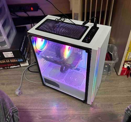 Белый корпус для пк ATX Formula CL-3302W RGB