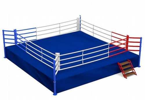 Ринг боксерский на подиуме размер 7,5х7,5х1 м, бо