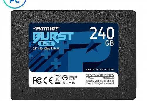 Накопитель SSD 2.5" 240GB patriot burst PBE240GS25