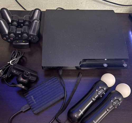 Продам игровую приставку sony playstation 3 slim