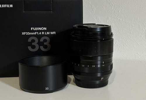 Fujifilm X Fujinon XF 33mm f/1.4 R LM WR