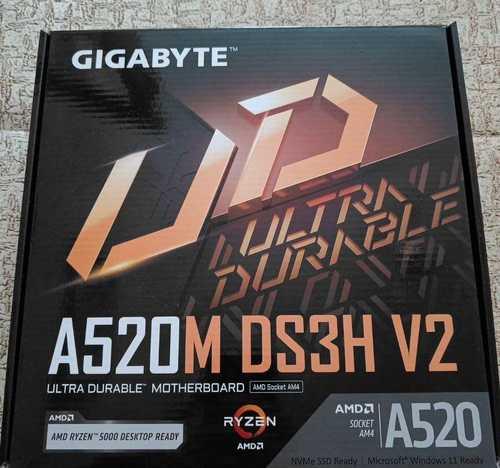 Материнская плата Gigabyte A520M DS3H V2