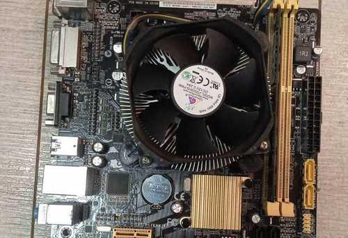 Материнская плата Asus H81M-R + IntelCore i3 4170