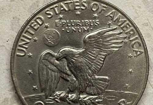 Монета 1 доллар США 1972 год