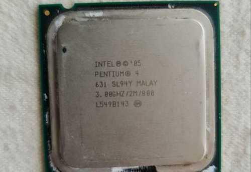 Процессор intel pentium 4 631