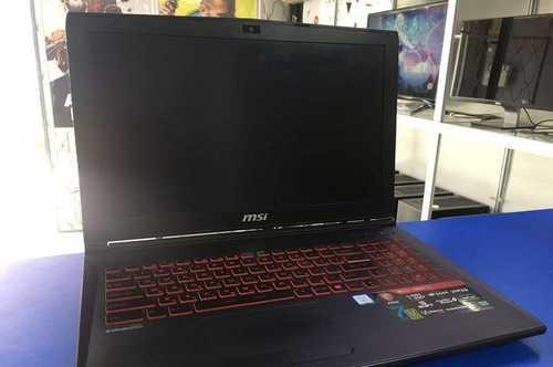 15.6" Ноутбук MSI GL62M 7REX 1920x1080, I7-7700HQ