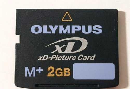 Карта памяти xD-Picture Card Olympus 2 гб, MXD2GM