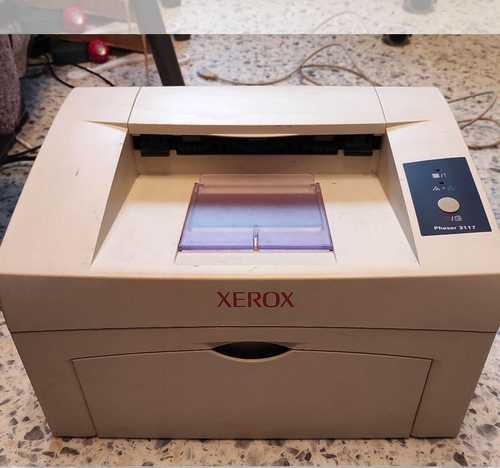 Принтер лазерный xerox phaser 3117 рабочий