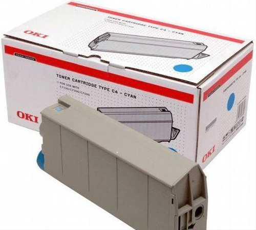 Oki 41963677 (41963607) картридж голубой type-C5