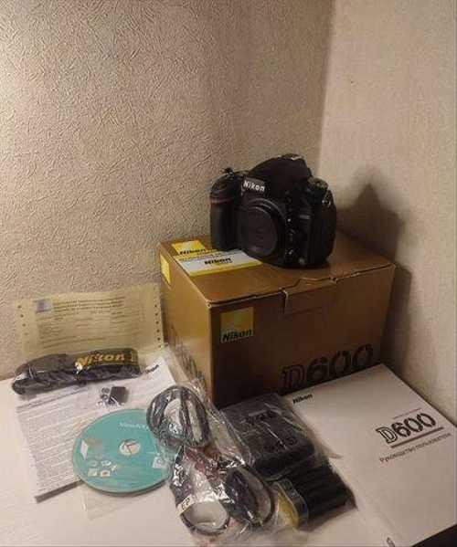 Nikon D600 Body Состояние нового (пробег 2тыс)