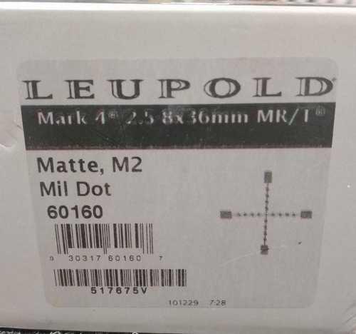 Прицел Leupold mark 4 2.5-8х36мм mr-t