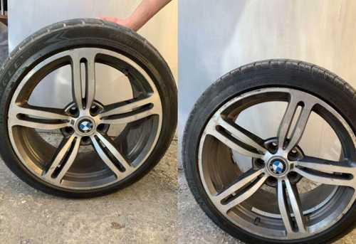 Резина лето 245/40 r18, диски литые bmw r18 5/120