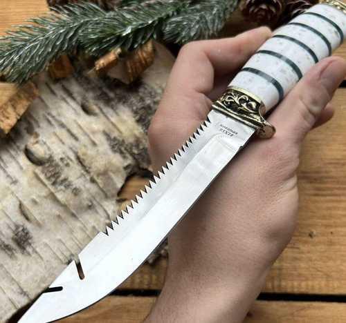 Нож охотничий кованый 95х18