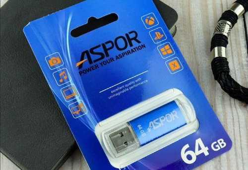 Флешки 64Gb USB 2.0 Aspor