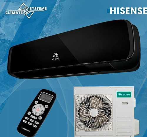 Черный Кондиционер Hisense AS-09UW4rydtg05BG