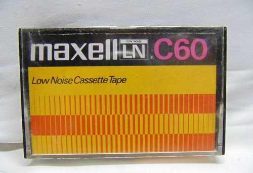 Аудиокассета maxell LN C60. Made in Japan.5