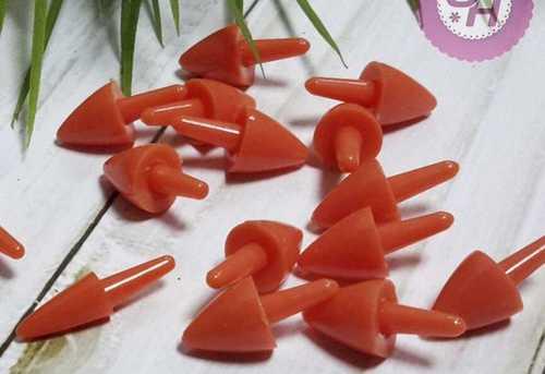 Нос для снеговика пластиковый прямой Морковка, 10