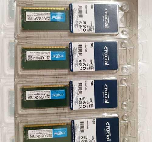 Оперативная память ddr4 8gb crucial 3200