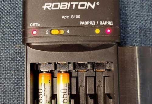 Зарядное устройство для батареек robiton s100
