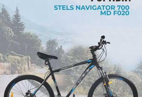 Велосипед 27.5" stels Navigator-700 MD (Черный/мат