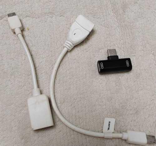 Переходник type c, USB, наушники nokia