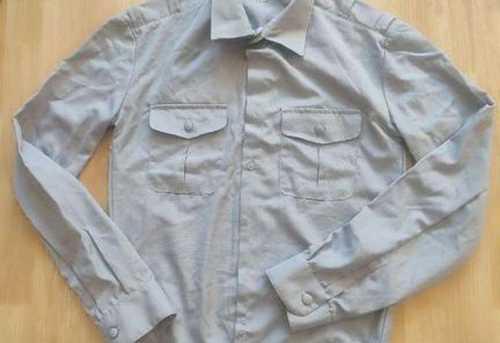 Рубашка офицерская серая новая р 46-48
