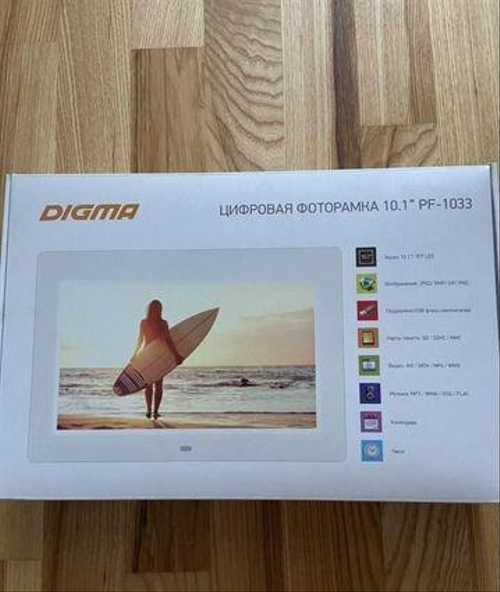 Цифровая фоторамка digma 10.1’’