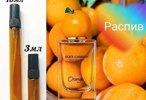 Dolce Gabbana Orange парфюм отливант