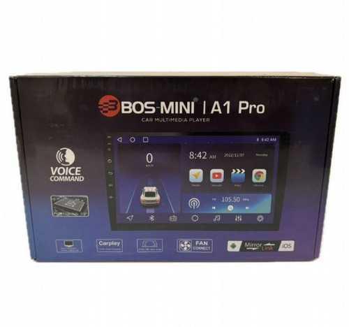 Автомагнитола BOS-mini A1 PRO, Android 12 4 64 Gb