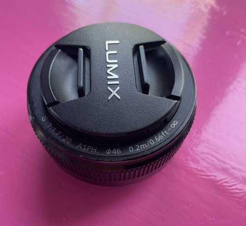 Объектив Panasonic Lumix G 20mm f/1.7 II