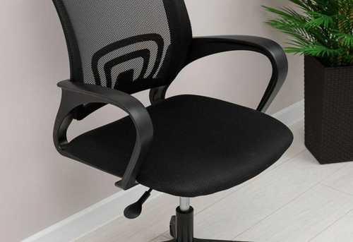 Кресло черное сетка