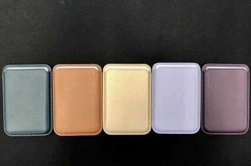 Магнитный кожаный кошелек для iPhone