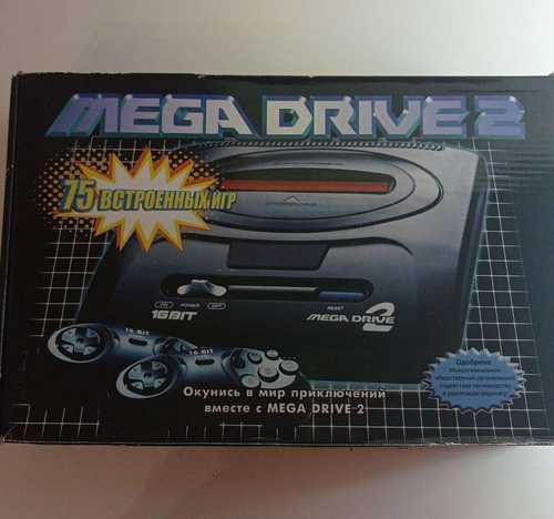 Sega mega drive 2 с 75 играми