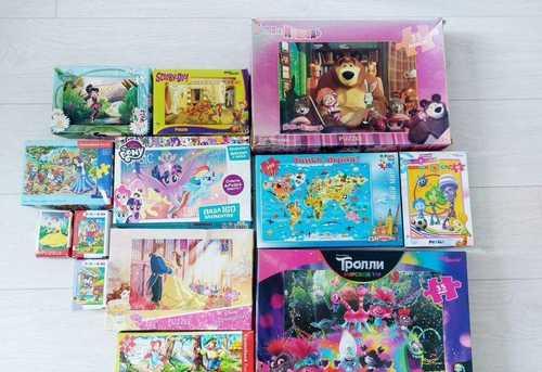 Пазлы для детей 3-8 лет Пони Маша и Медведь Disney